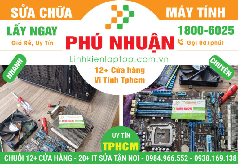 1️⃣【Địa Chỉ】 Sửa Chữa Máy Tính Để Bàn Quận Phú Nhuận